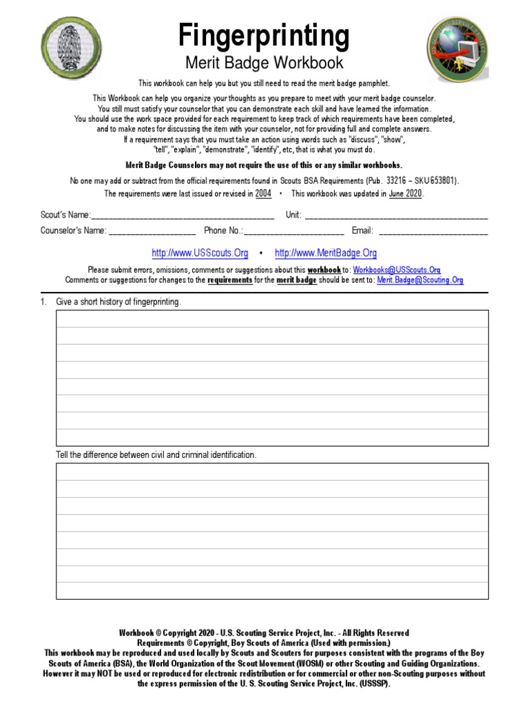 Fingerprinting MB Workbook | PDF | Fingerprint | Privacy