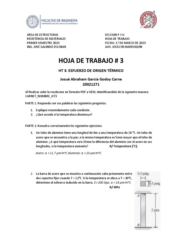 Josue Garcia HT3 | PDF
