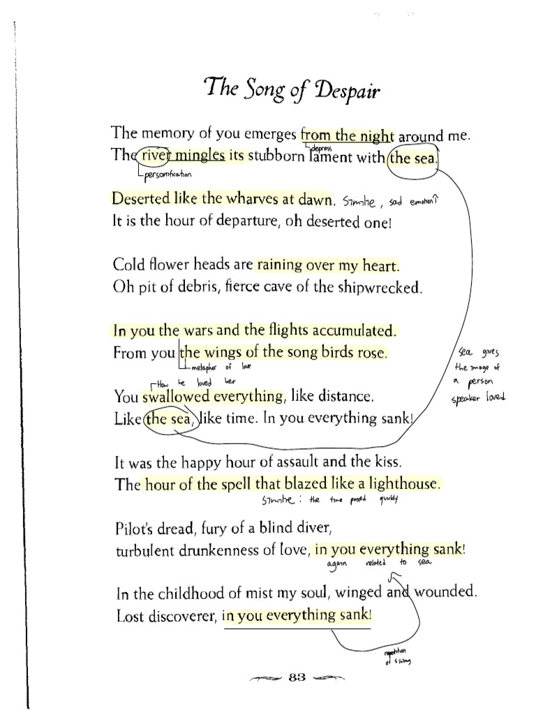 Neruda Twenty Love Poems and A Song PDF | PDF | Rhetorical Techniques ...