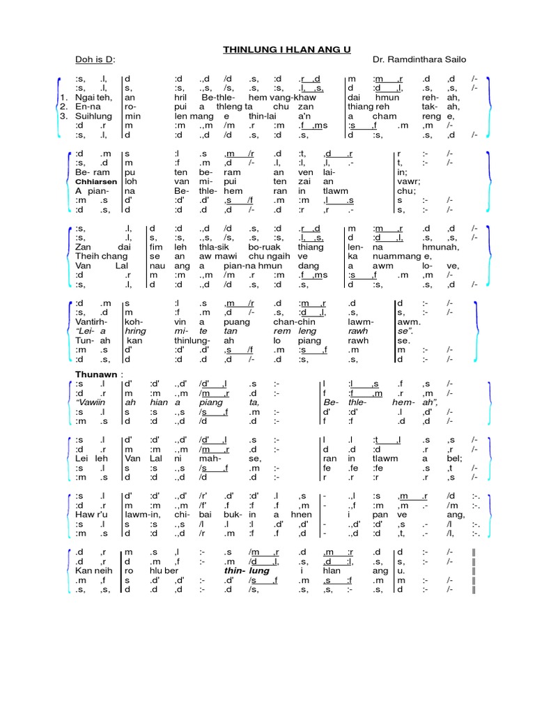 Thinlung I Hlan Ang U | PDF