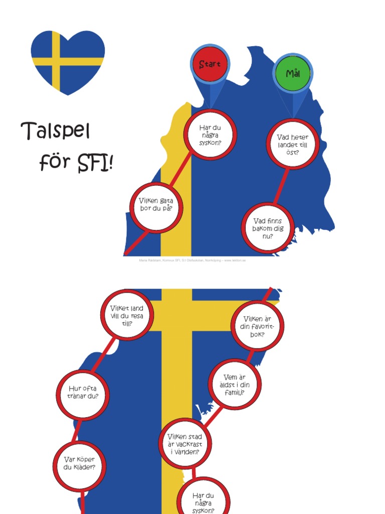 Lektion - Se - 31132 - Talspel For SFI | PDF