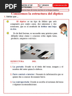 Partes y estructura de un díptico | PDF