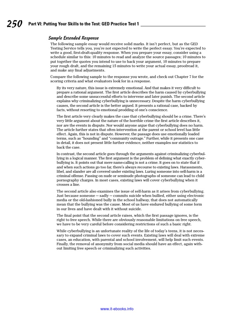 Extended Response 3 A | PDF | Cyberbullying | Defamation