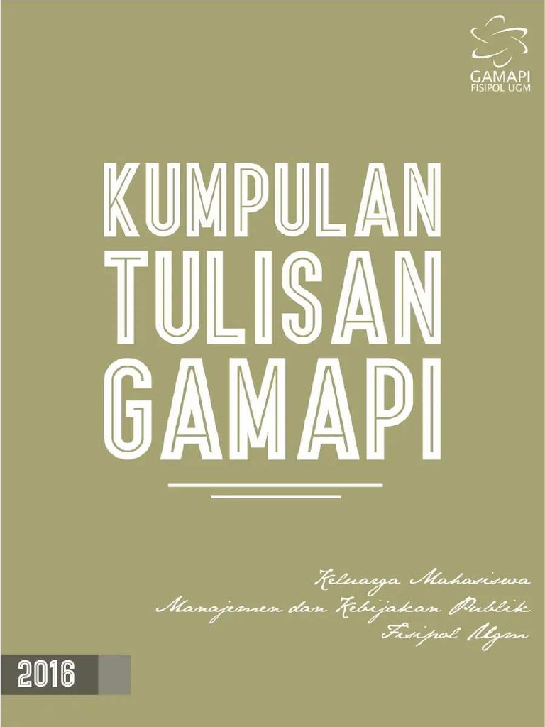 Kumpulan Tulisan Gamapi Keluarga Mahasis | PDF