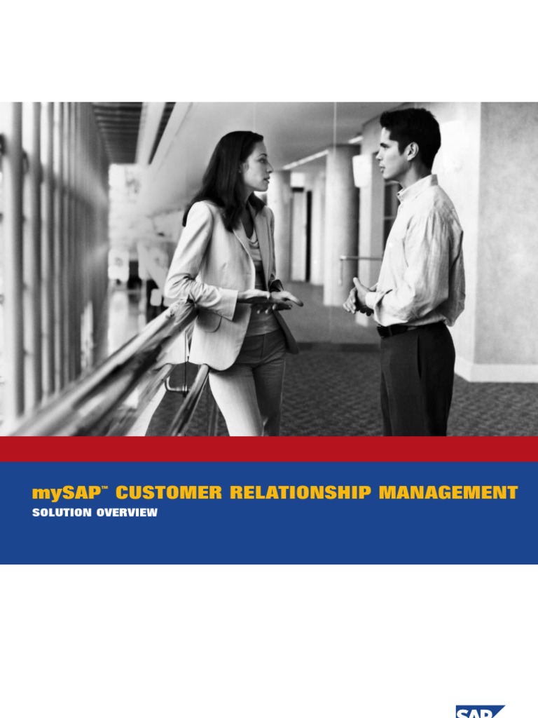 BWP MySAP CRM Solution Overview | PDF | Sap Se | Business Process