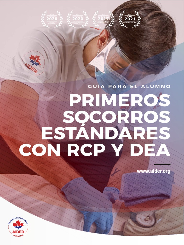 Guía para El Alumno de Primeros Socorros Estándares Con RCP y DEA - BAJA | PDF | Reanimación ...