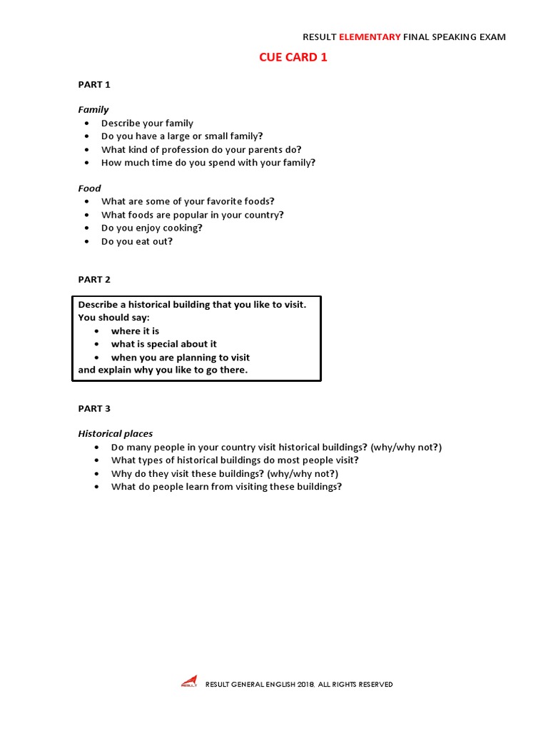 Preparing for the Future: Sample Questions from an Elementary Level ...