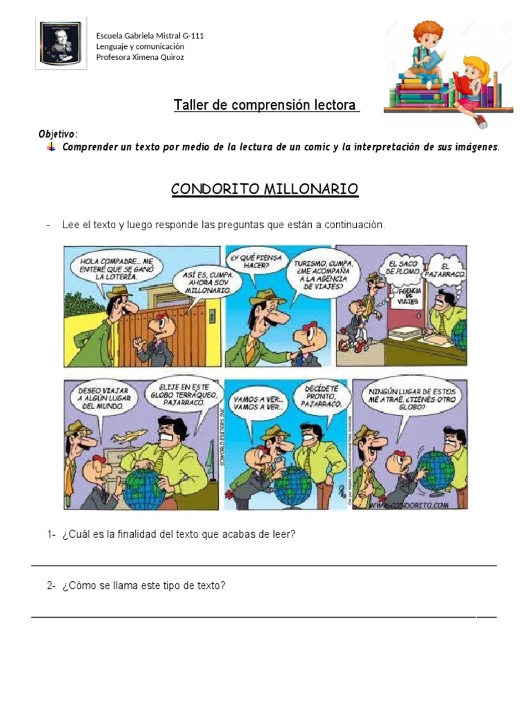 Actividad Comic | PDF