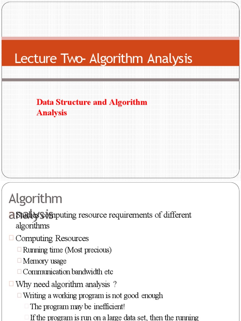 Lecture 2 Pdf Time Complexity Integer Computer Science
