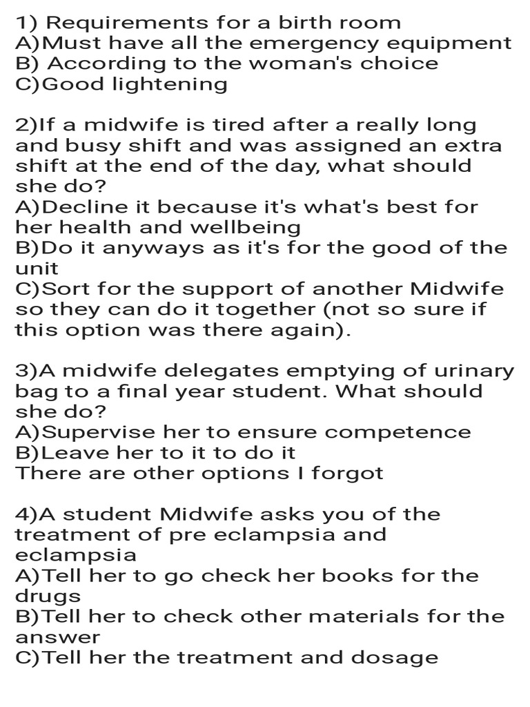 RM New CBT Questions PDF | PDF | Childbirth | Pregnancy