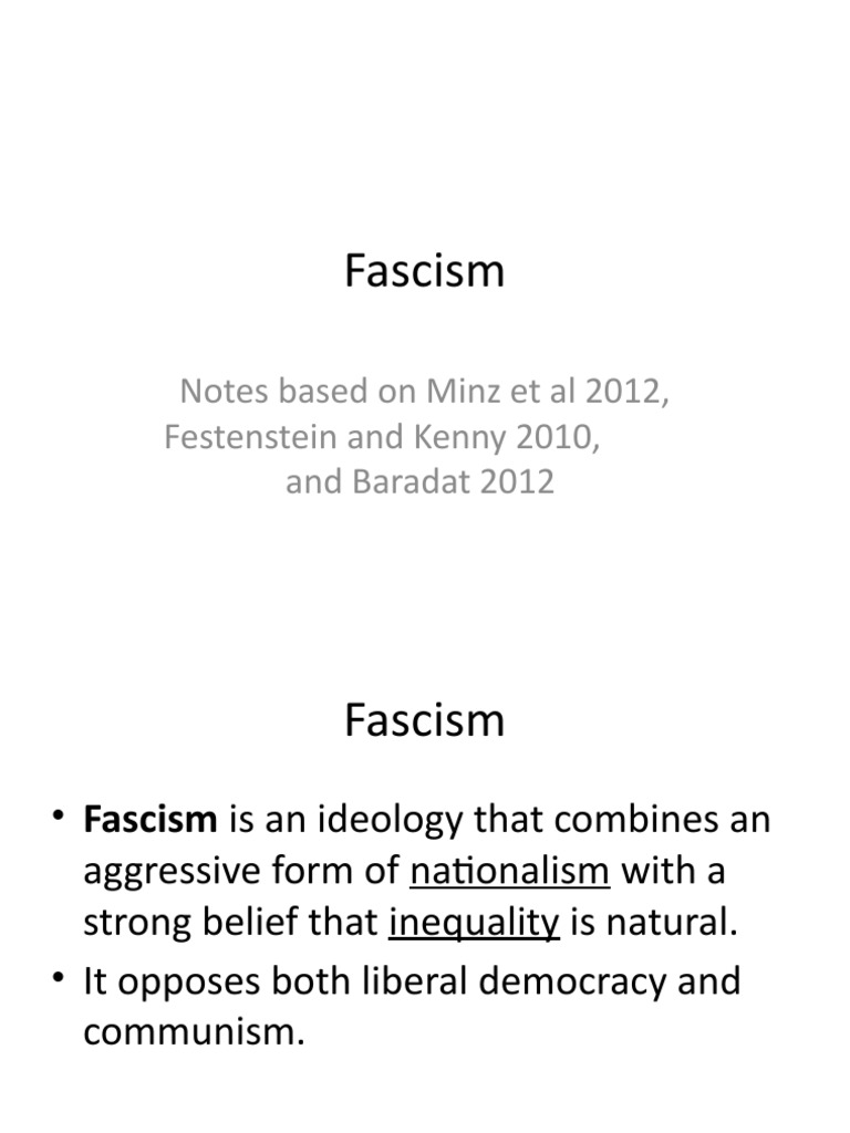 Fascism: Ideology and Key Figures | PDF | Fascism | Benito Mussolini