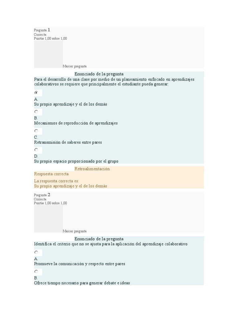 Evaluacion Modulo 3 | PDF | Enseñando | Aprendizaje