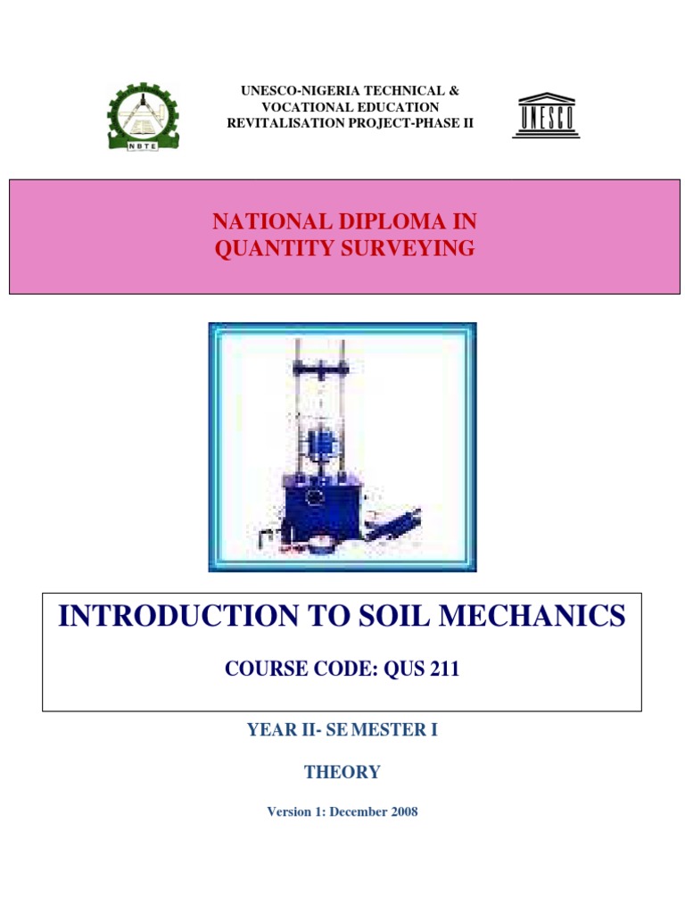 Intro To Soil Mechanics | Download Free PDF | Density | Soil Mechanics