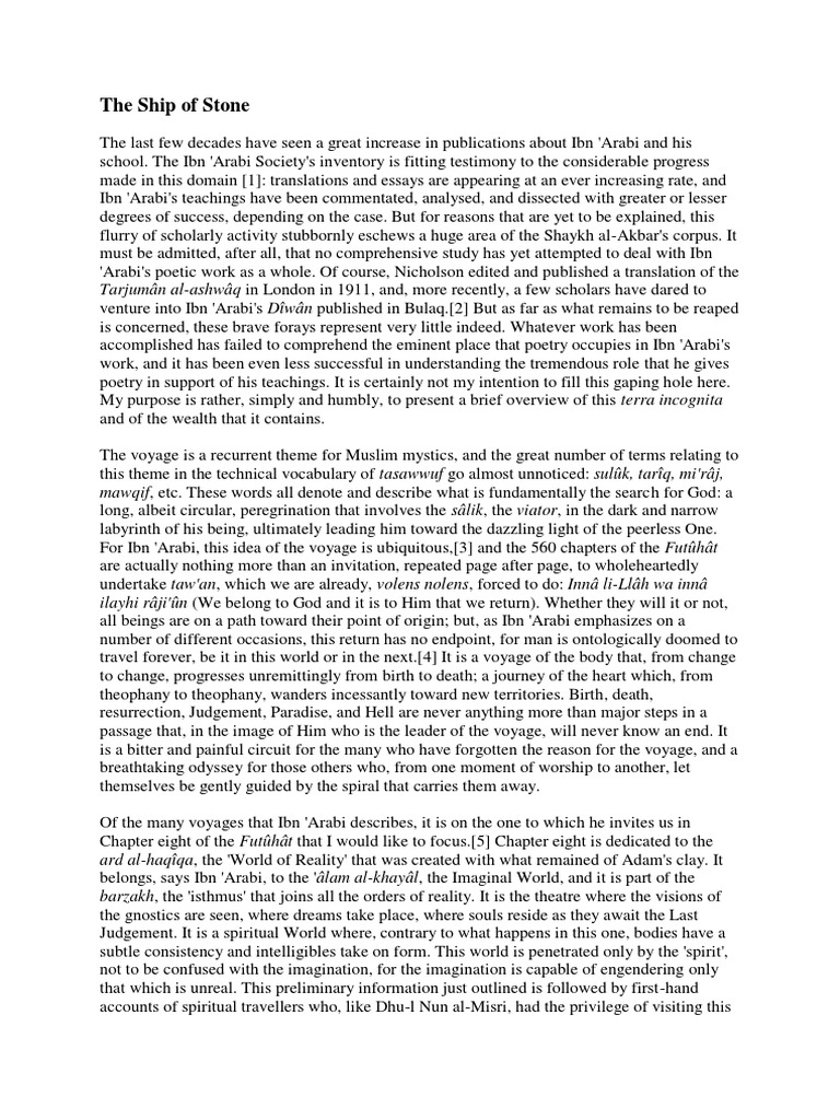 The Ship of Stone | PDF | Prophets And Messengers In Islam | Muhammad