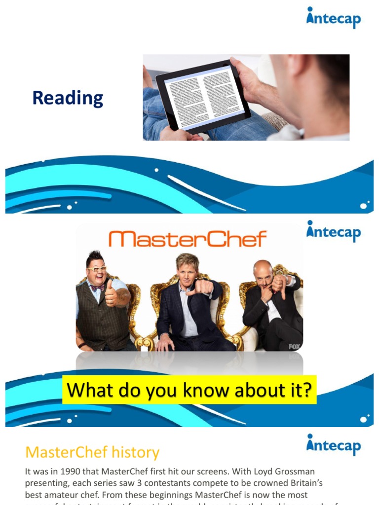 Reading Masterchef | PDF