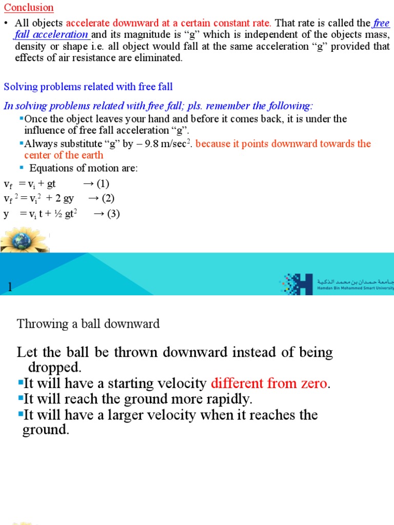 Exercises - Free Fall | PDF | Acceleration | Quantity