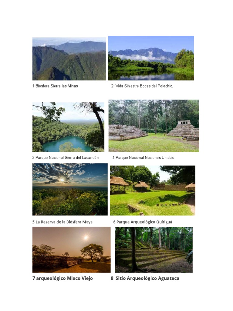 Patrimonios Arqueologicos Naturales de Guatemala | PDF