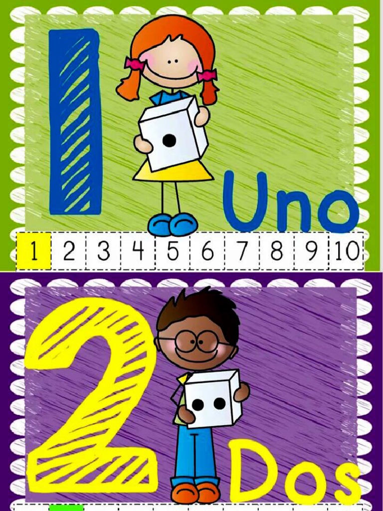 Numeros Del 1-10 Didáctico-1 | PDF