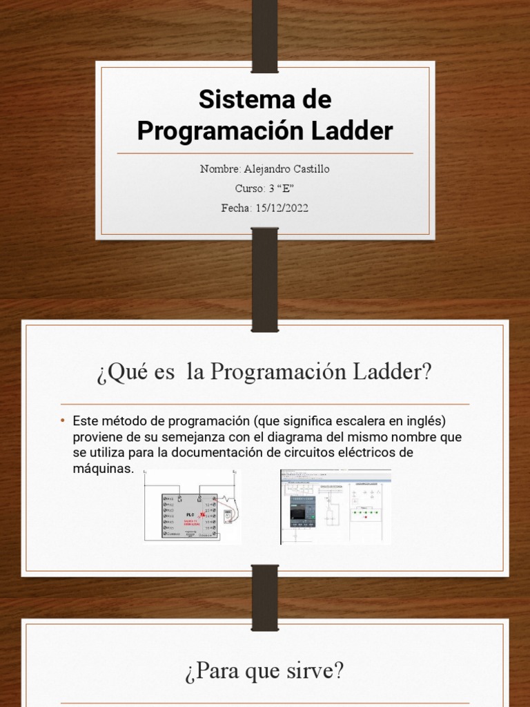 Programación Ladder en PLCs | PDF