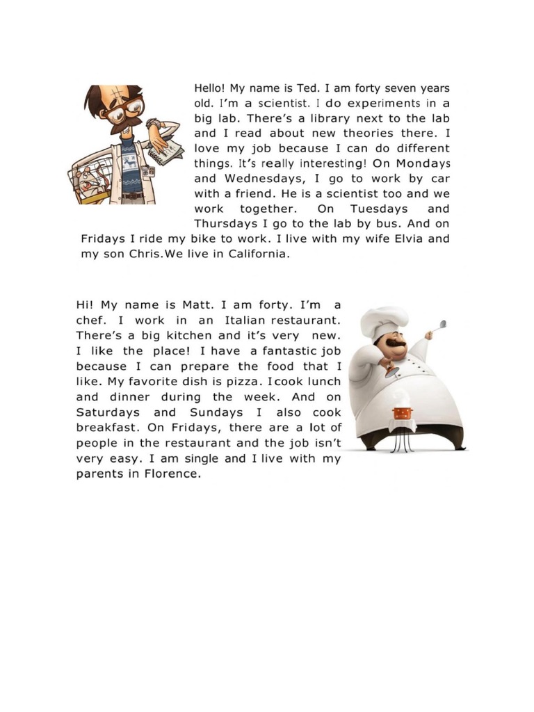 Ted and Mat Text PDF | PDF
