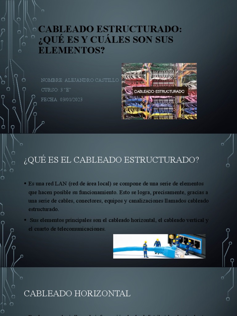 Cableado Estructurado | PDF | Tecnología