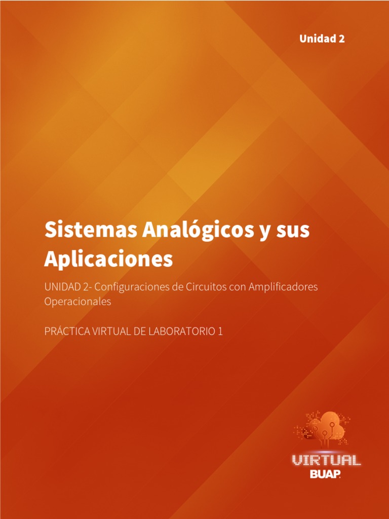 Práctica De Opamps Diseño Y Simulación Pdf Amplificador