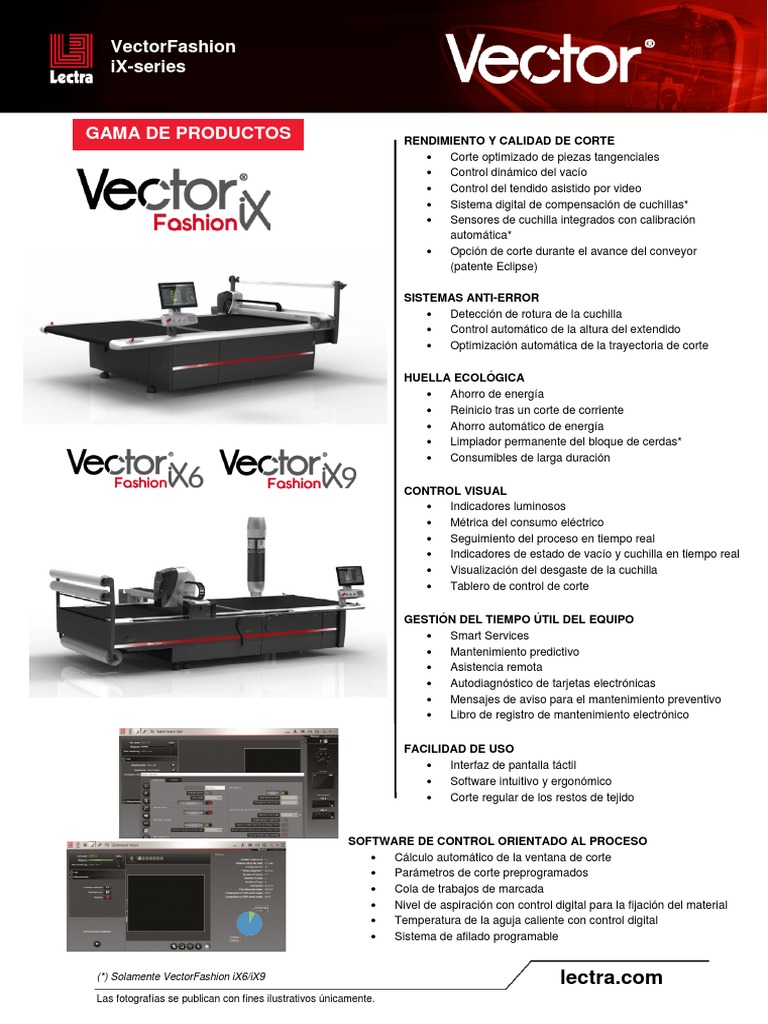 Máquina de Corte Lectra VectorFashion | PDF