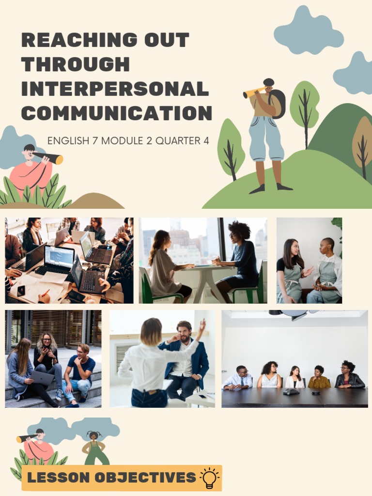 Eng7 Q4 Mod2 Reaching Out Through Interpersonal Communication | PDF ...
