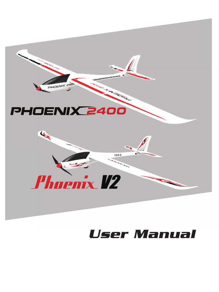 Volantex Phoenix 2400 Installation Guide | PDF | Battery Charger ...