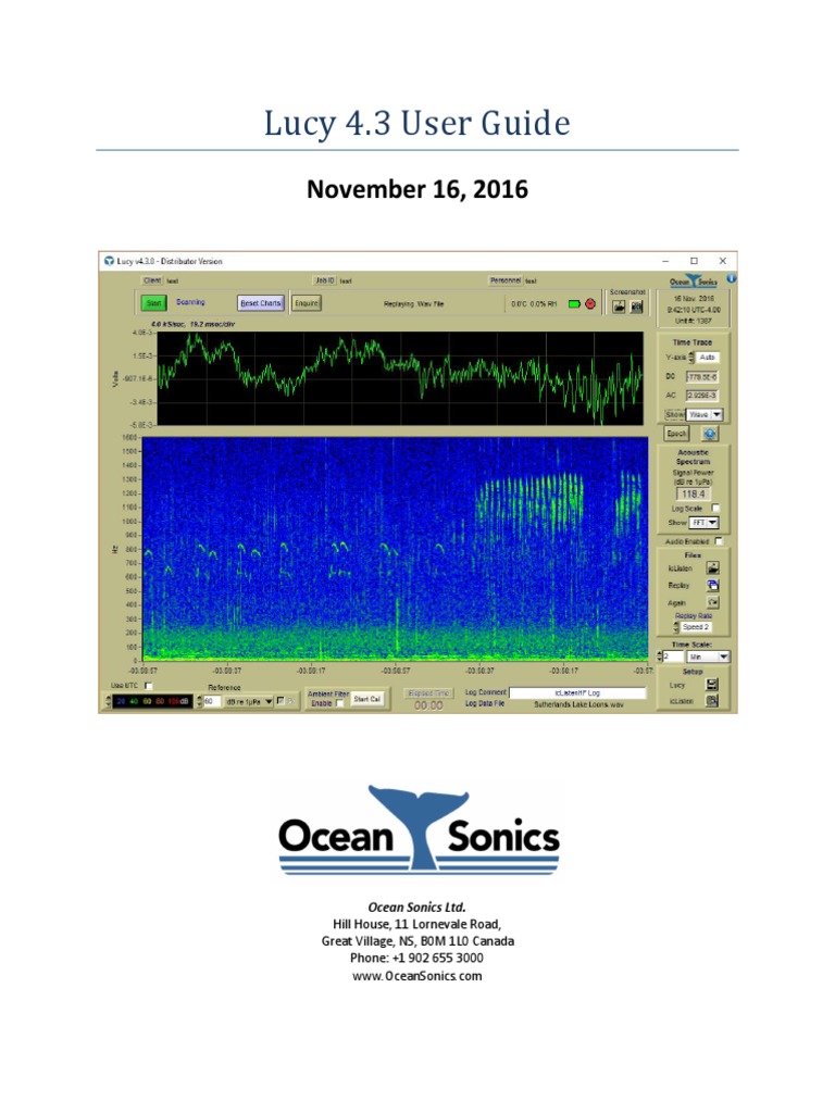 Lucy Users Guide 1 | PDF | Amplitude | Root Mean Square