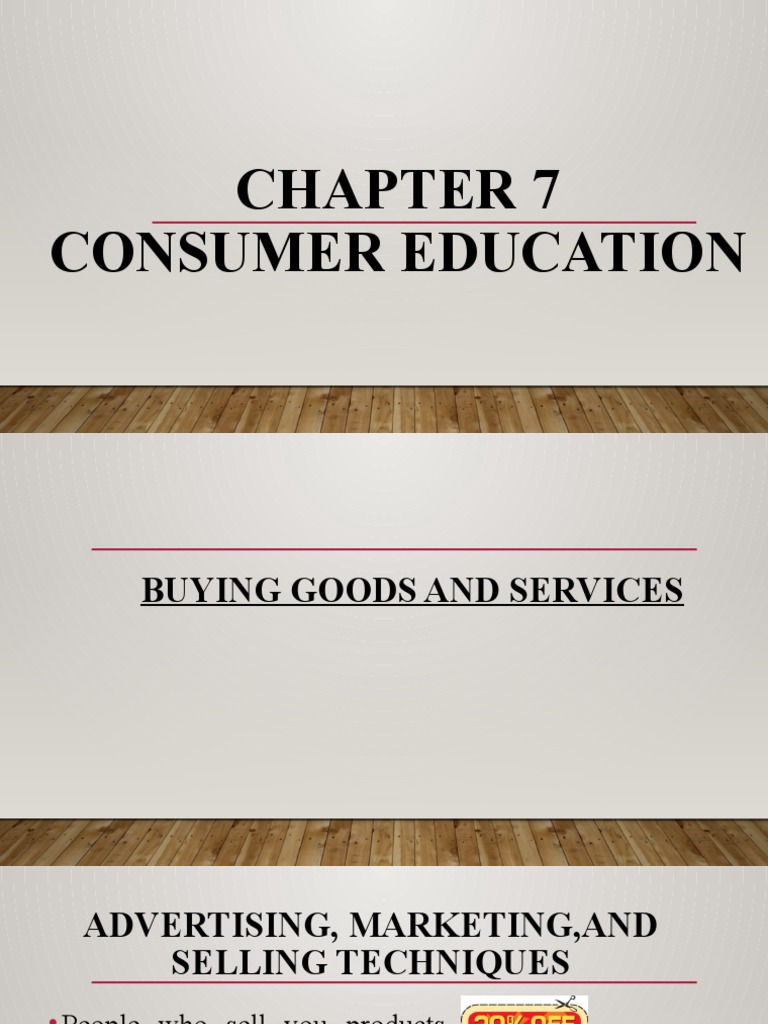 Chapter 7 | PDF | Rebate (Marketing) | False Advertising