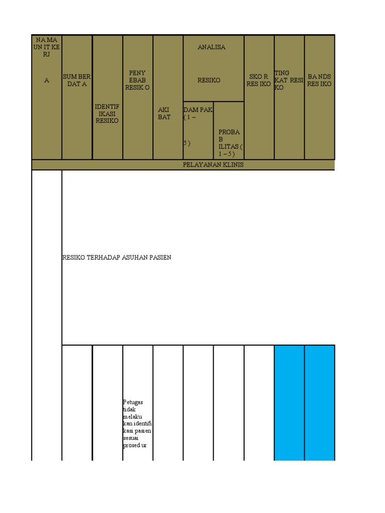 Risk Register RSSM Edit | PDF
