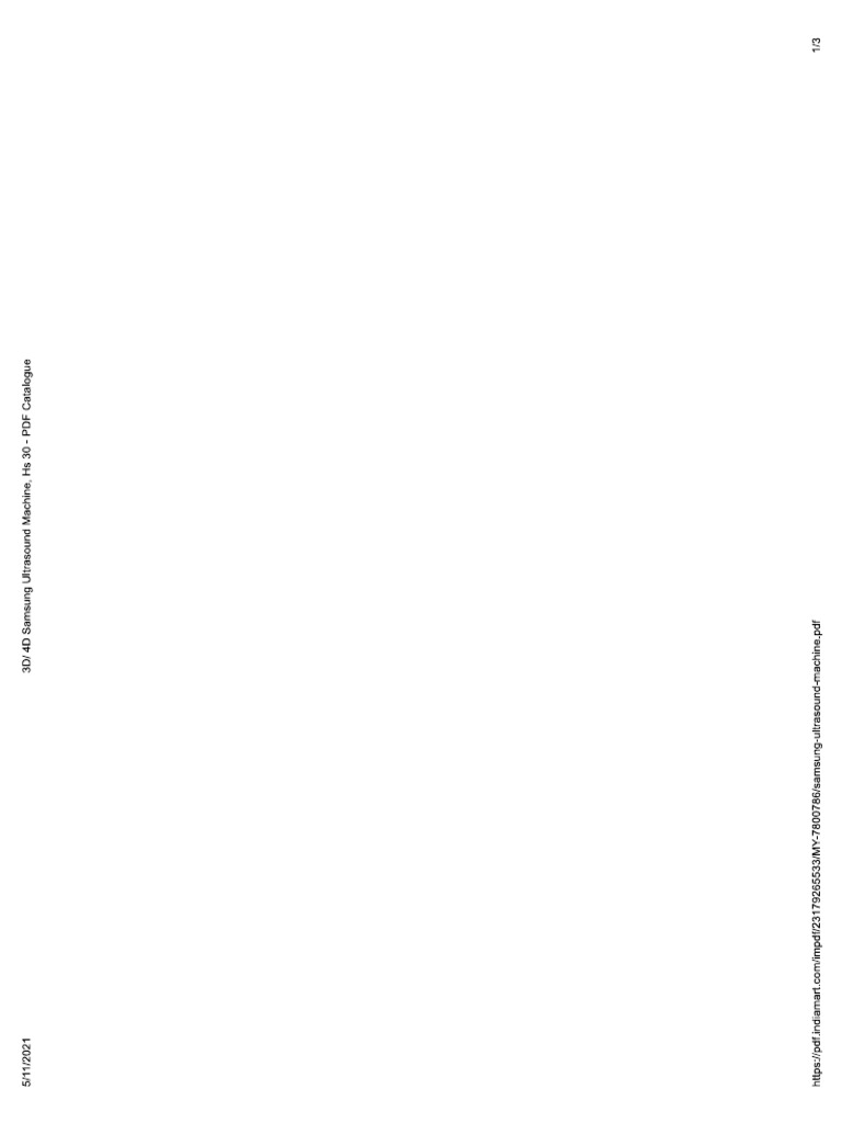 Samsung hs30 Ultrasound Machine | PDF