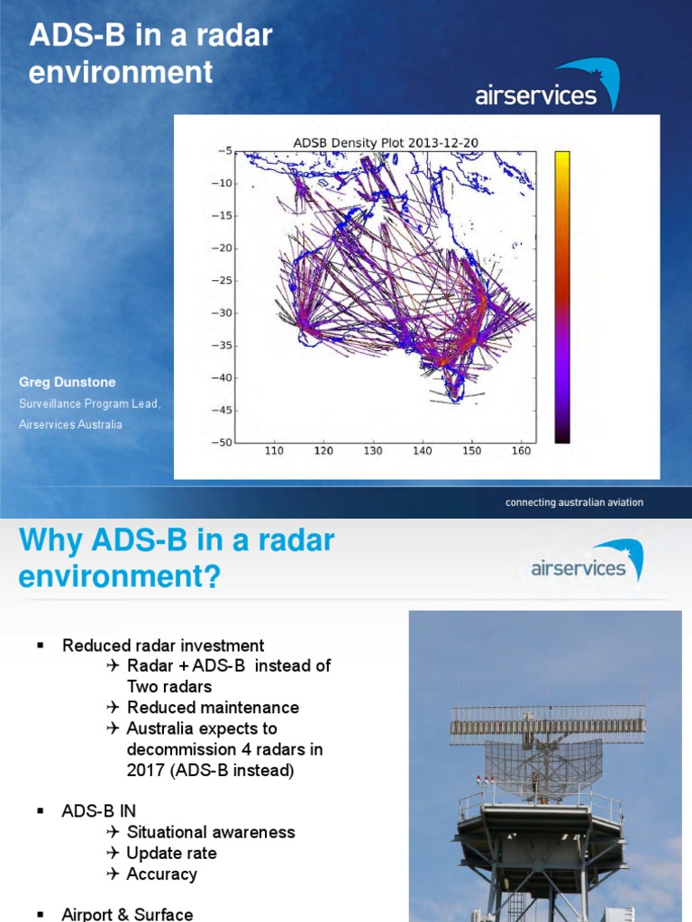 SP06_AUS - ADSB in radar environments | PDF | Radar | Aviation