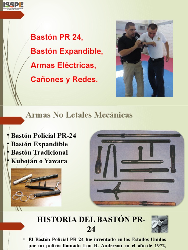 Bastón PR 24, Expandible, Armas Eléctricas, Cañones y Redes | PDF