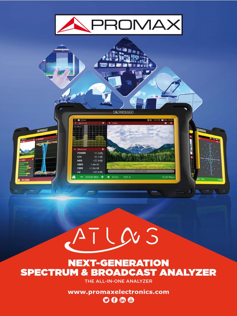 Next-Gen Broadcast Analyzer ATLAS NG | PDF | Modulation | Wi Fi