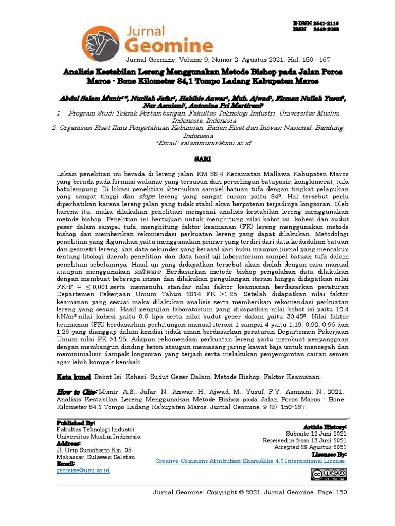 Analisis_Kestabilan_Lereng_Menggunakan_M.pdf | PDF Analisis_Kestabilan_Lereng_Menggunakan_M.pdf | PDF