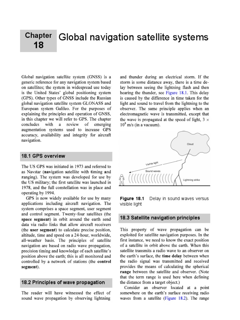 Chp18 - Global Navigation Satellite Systems | PDF | Global Positioning ...