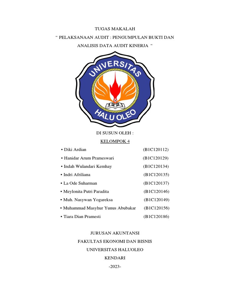 Makalah Audit Kinerja k.4 | PDF