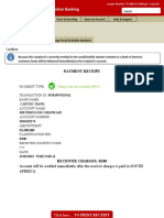 Transfer Receipt | PDF | Receipt | Banks