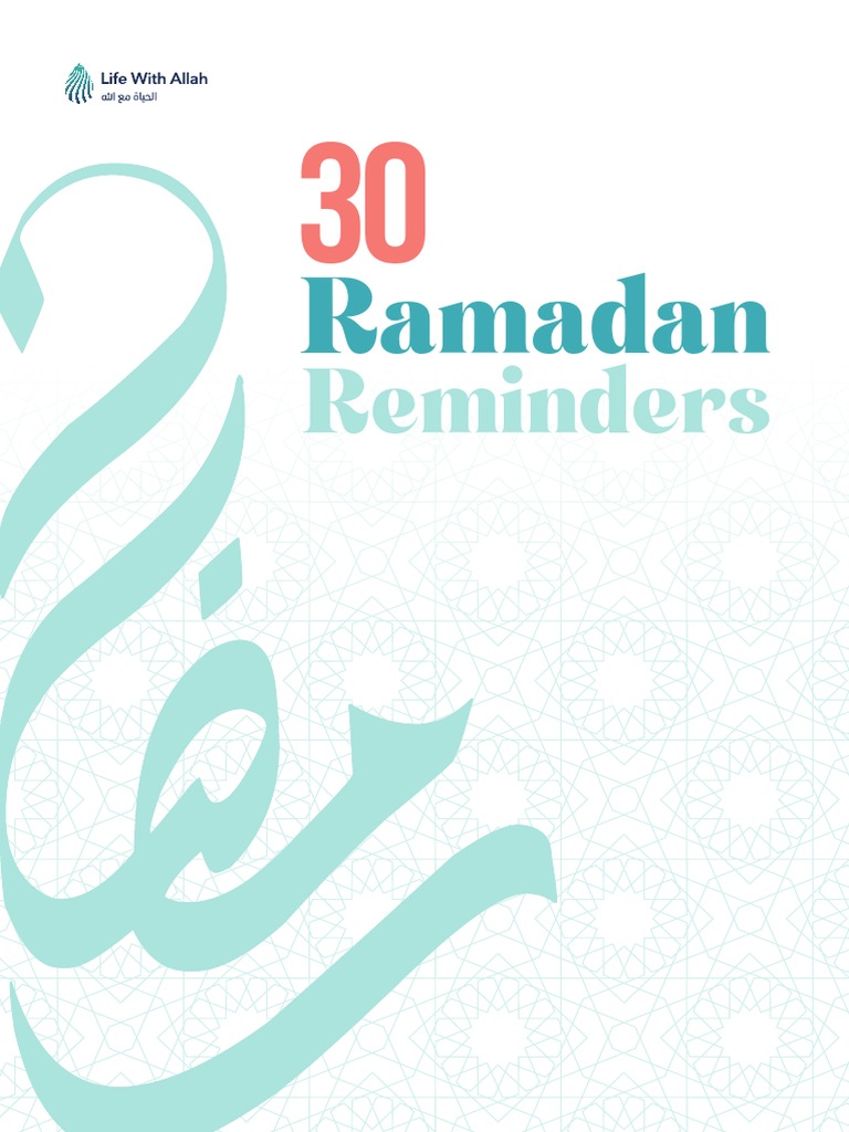 Ramadan: Spiritual Growth and Reminders | PDF | Semitic Words And ...