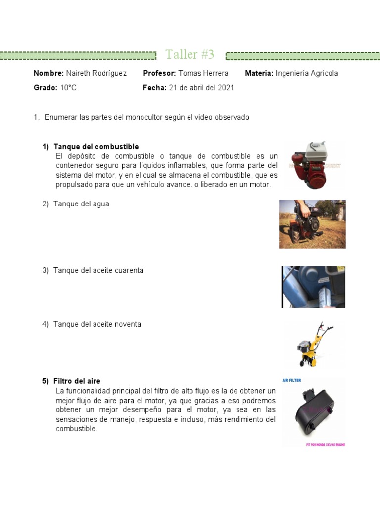 Taller#3 de Ingenieria Agricola - Naireth Rodriguez | PDF