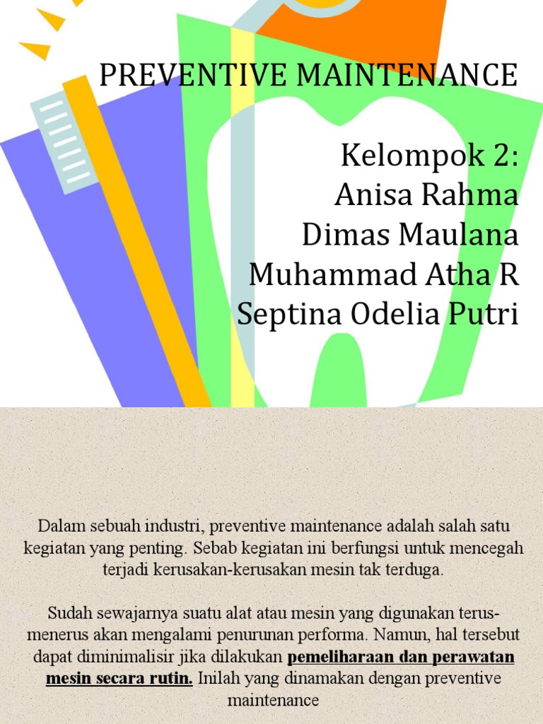 Preventive Maintenance Kel 2 | PDF