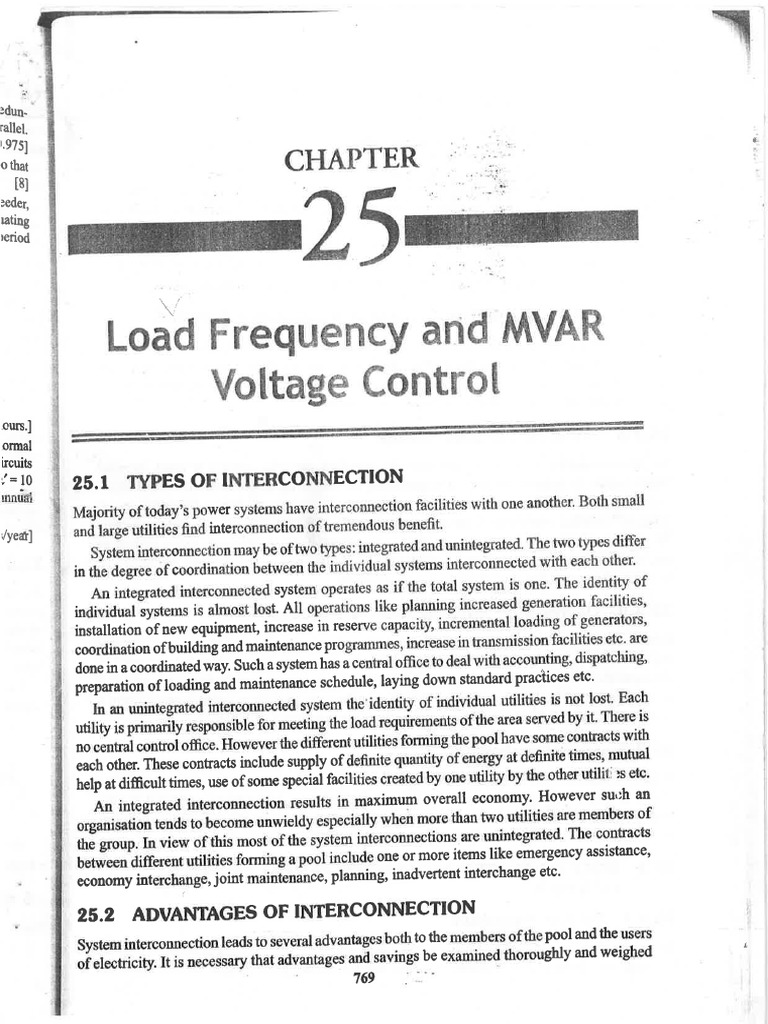 B R Gupta Load Frequency Control | PDF