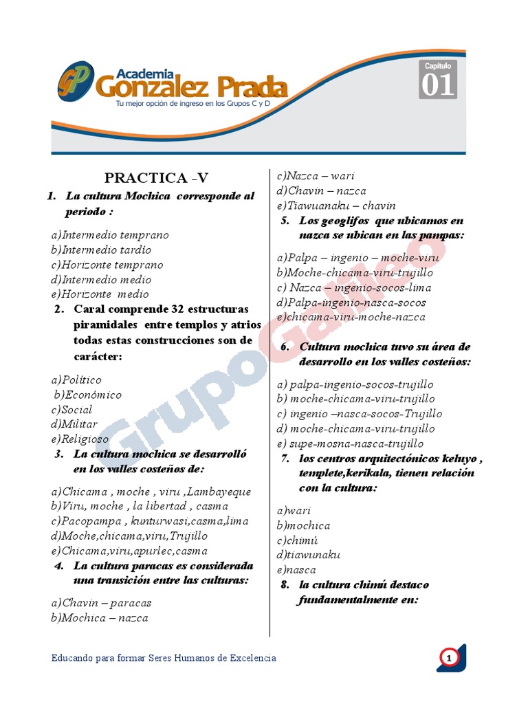 Practica - V | PDF | Imperio Inca | Perú