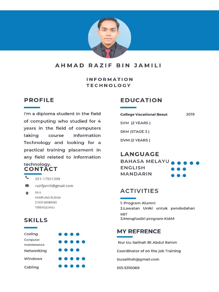 Resume Razif | PDF