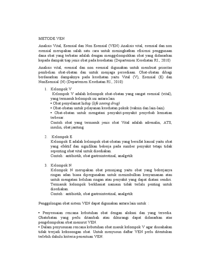 Metode Ven | PDF | Pengembangan Diri | Kesehatan Holistik