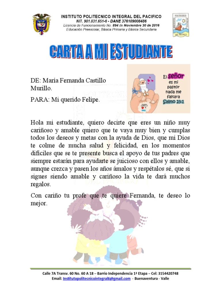 Cartas de Motivación para Estudiantes | PDF