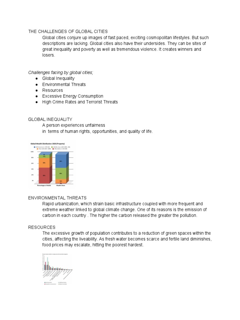 Challenges of Global Cities | PDF