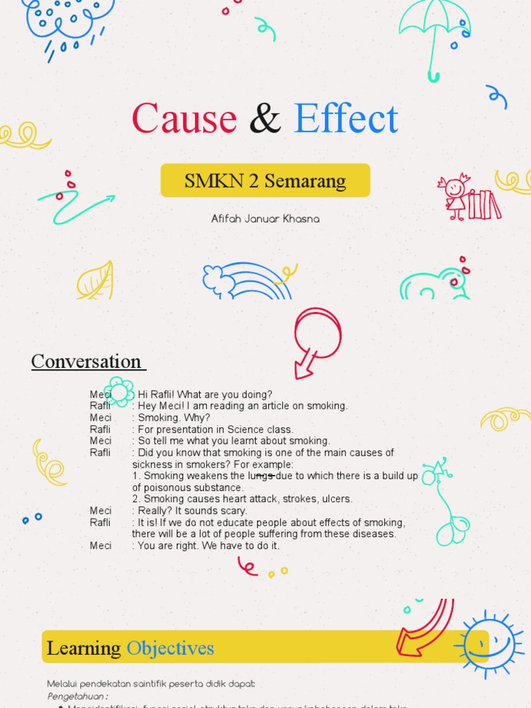 Materi Cause and Effect | PDF | Smoking | Causality